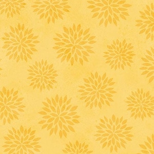 Sunflower Splendor Tonal Flowers HALF YARD Yellow 83333-555 by ...