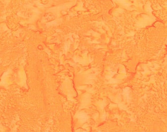 Orange Batik Fabric | Etsy