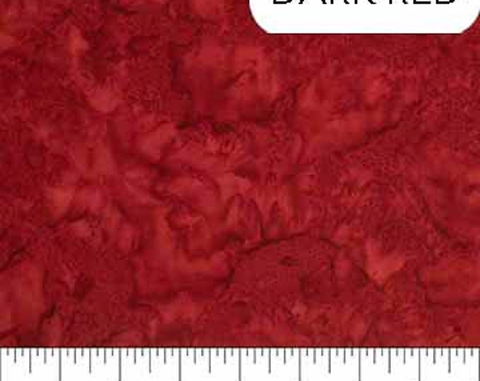 Shadows Dark Red Batik 81300-25 by Banyan Batiks 100% Cotton Batik ...