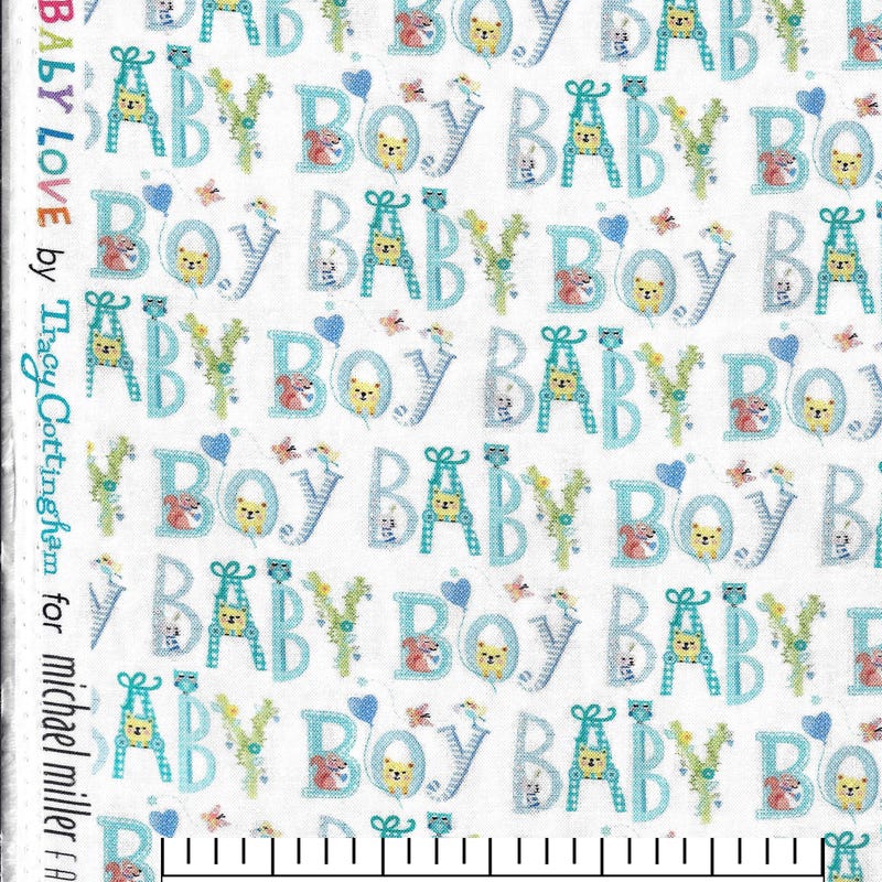 Baby Boy Fabric - Etsy