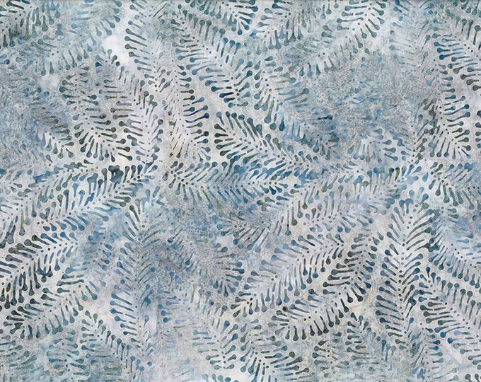 Packed Ferns Grey Batik 22260-941 by Wilmington Batiks 100% Cotton ...