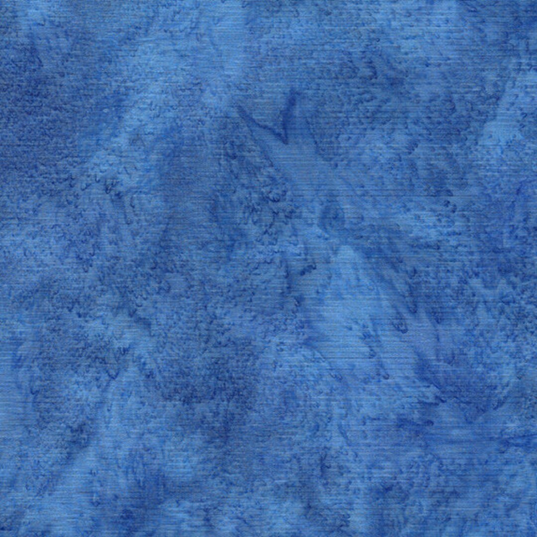 French Blue Batik HALF YARD 669941 by Island Batik 100% Cotton Batik ...