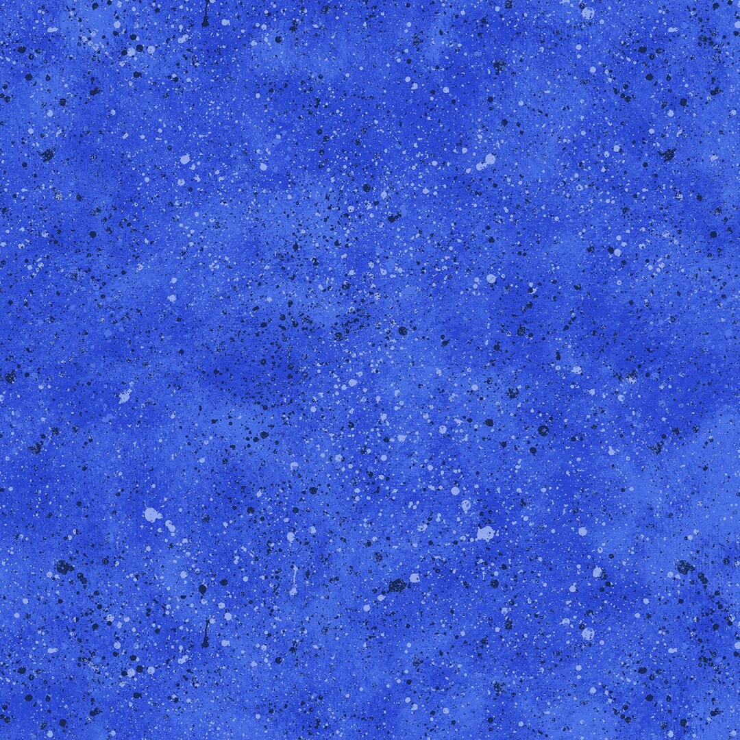 Spatter Texture -HALF YARD Royal Blue 1080-31588-404 by Wilmington ...