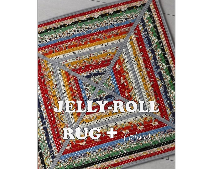 Pattern "jelly Roll Rug Plus" by RJ Designs Paper Pattern **not a PDF ...