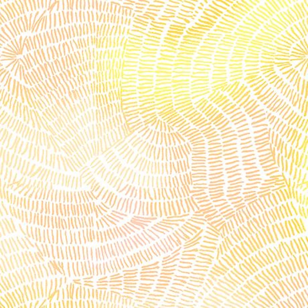 Ombre Stitches HALF YARD Soft Yellow 25974-S QT Fabrics 100% Cotton ...