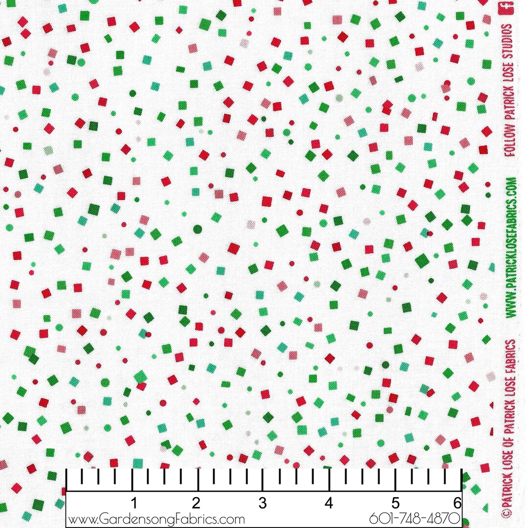 Hooray Confetti HALF YARD Christmas Party Patrick Lose/northcott 10226 ...