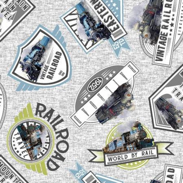 Railroad Fabric - Etsy