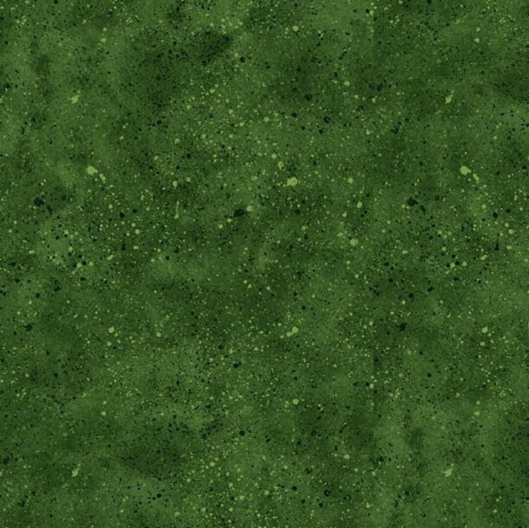 Essentials Spatter Texture HALF YARD Dark Green 31588-779 Wilmington ...