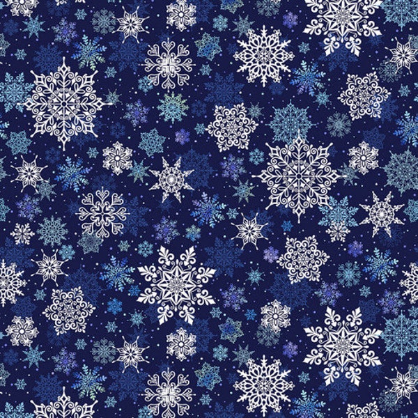 Snowflake Fabric - Etsy