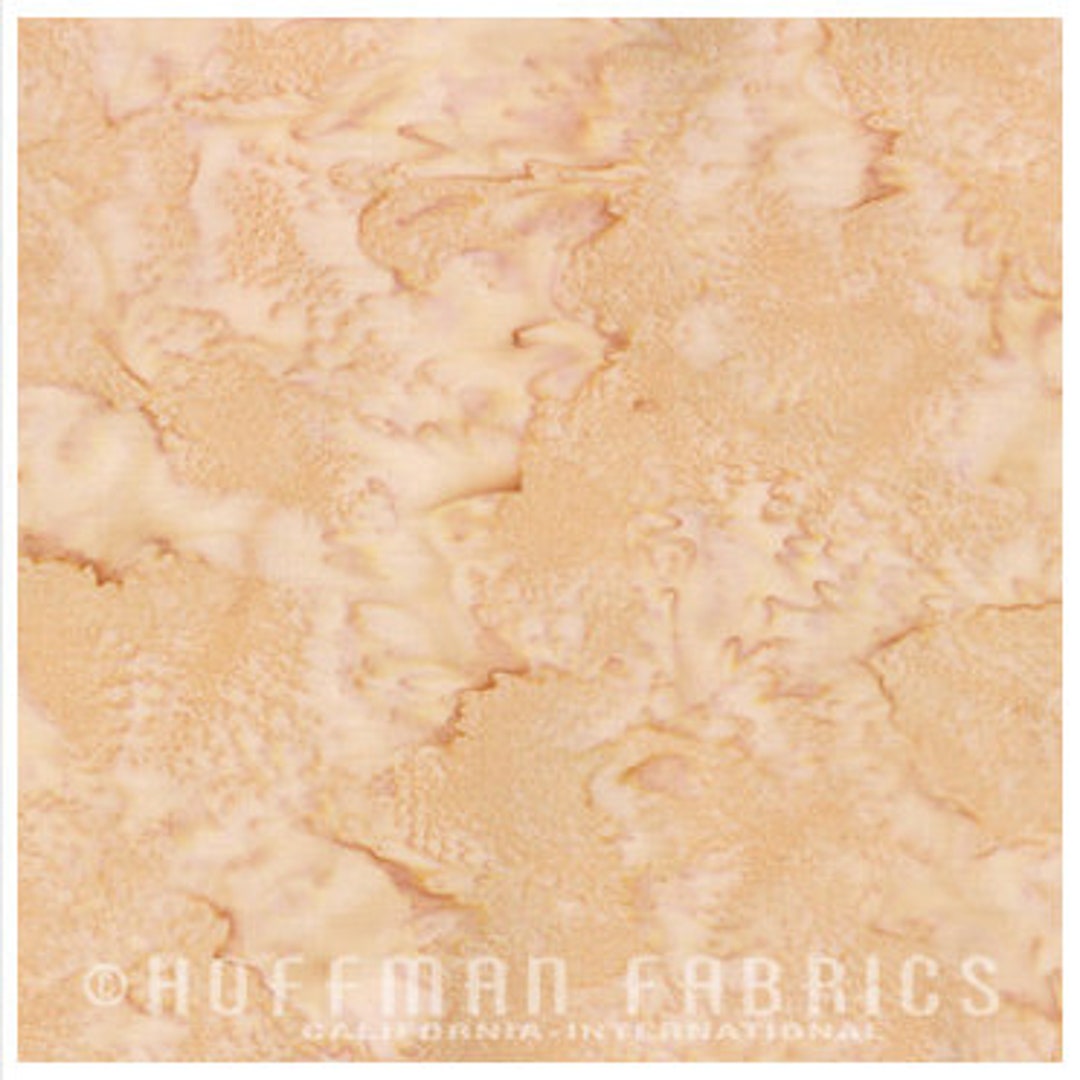 September Beige Watercolor Batik 1895-594 by Hoffman Fabrics Bali Hand ...