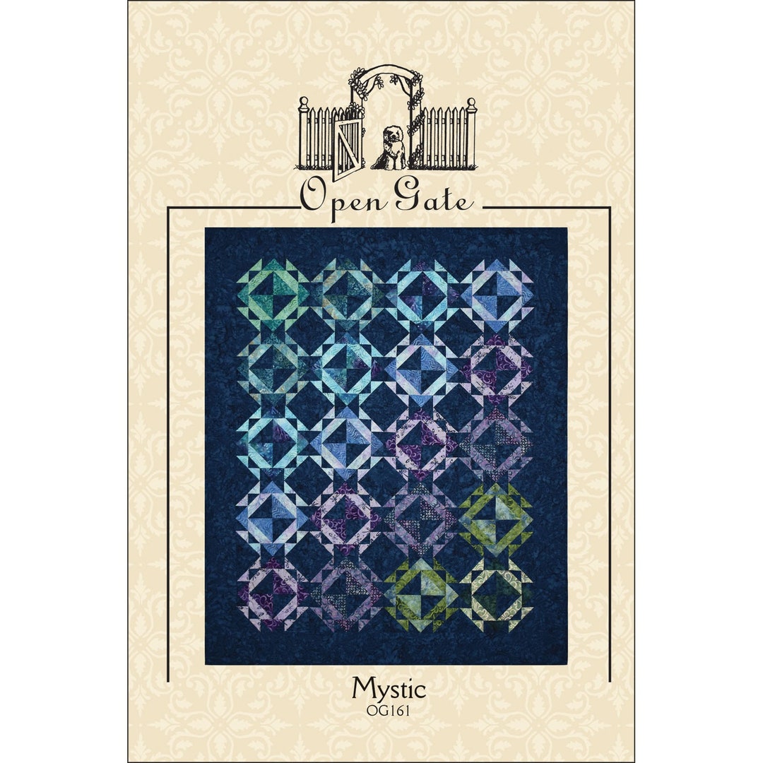 Pattern "mystic Quilt" by Open Gate #161 Paper Pattern - Etsy