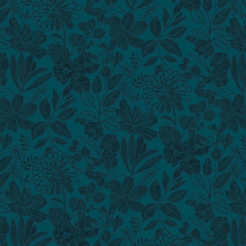 Teal Quilt Fabric - Etsy