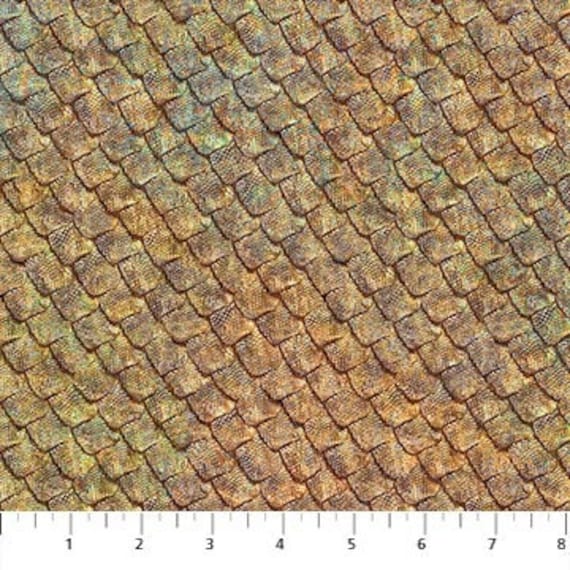 Stonehenge Prehistoric World Dino Scales Rust 24746-30 by - Etsy