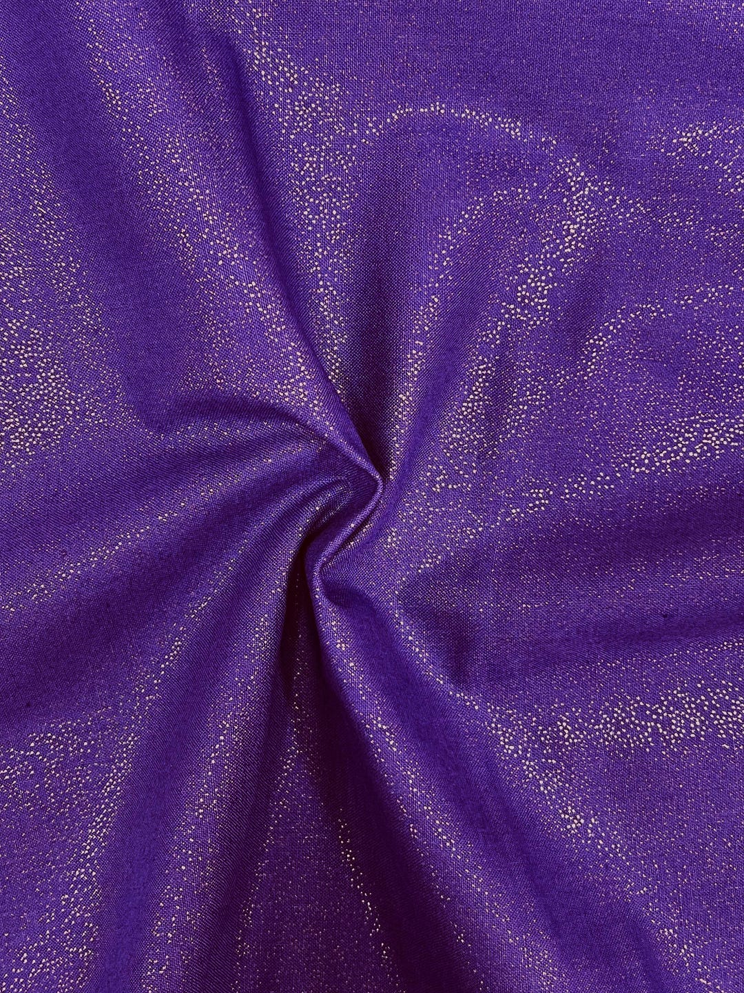 Radiance HALF YARD Purple / Gold GF706-PUR by Elizabeth's Studio 100% ...