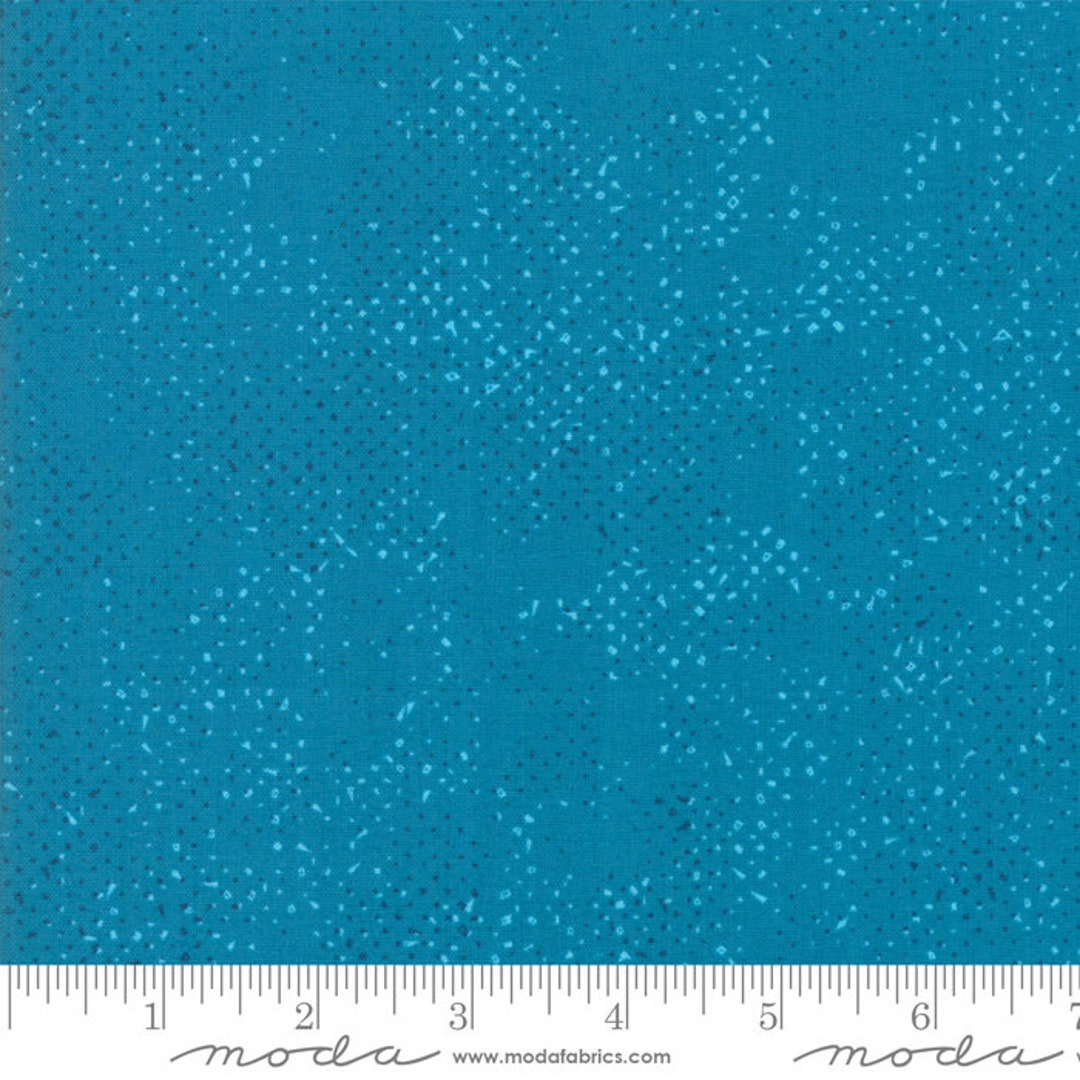 Spotted Teal 1660-78 by Zen Chic for Moda 100% Cotton Fabric Yardage - Etsy