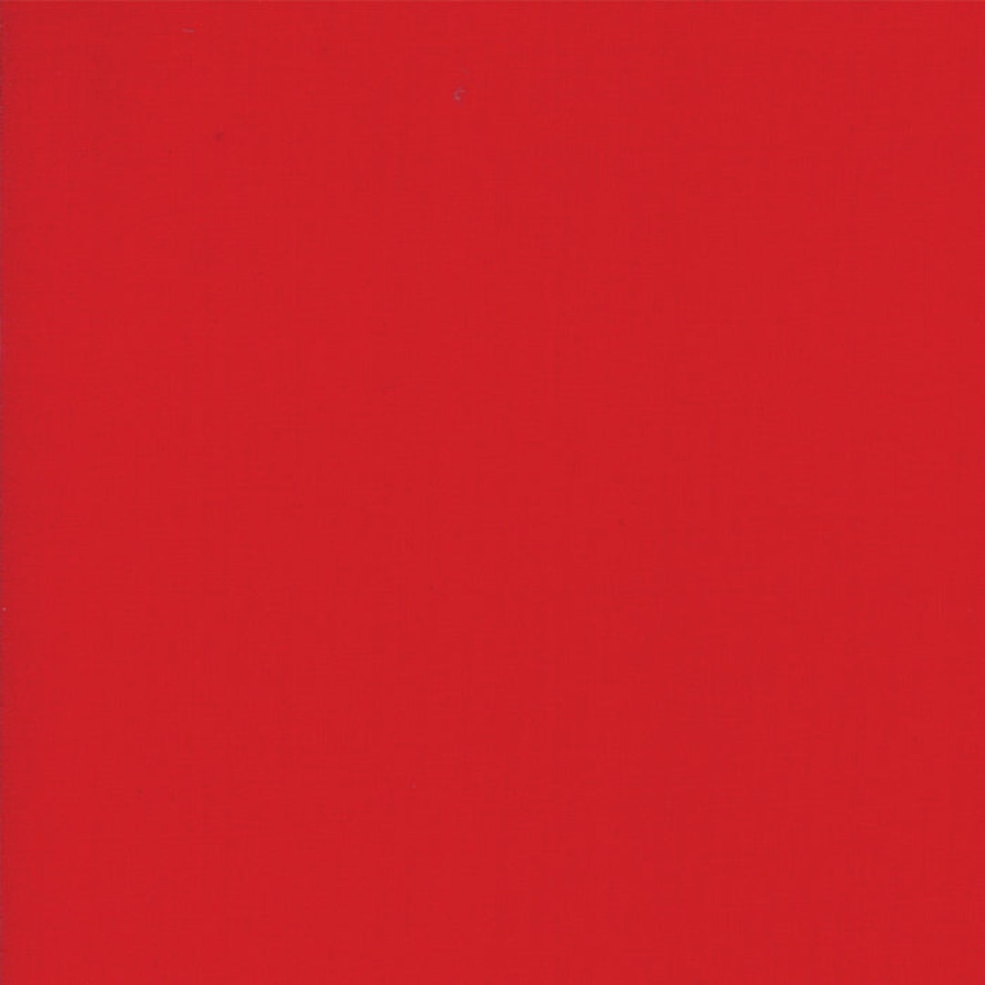 Bella Solid Christmas Red 9900-16 by Moda 100% Cotton Quilting Fabric ...
