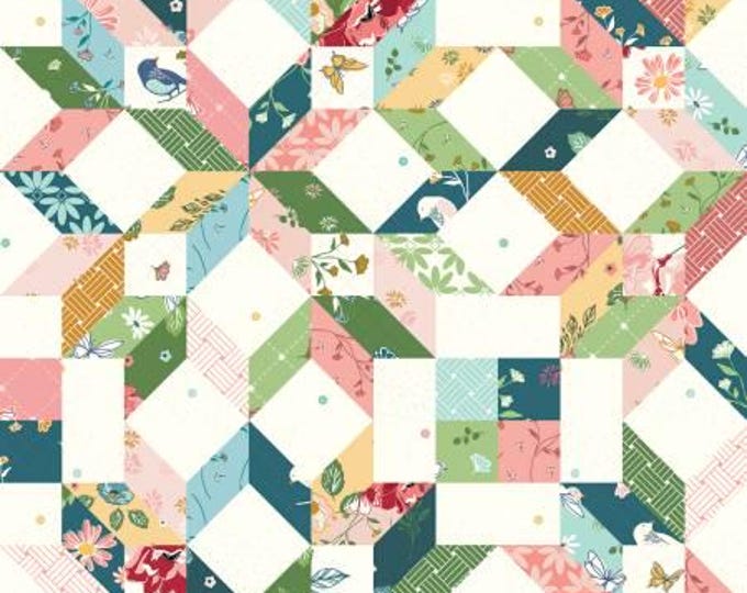 Melody HALF YARD Carpenter Star Cheater Print C15148-MULTI by Riley ...