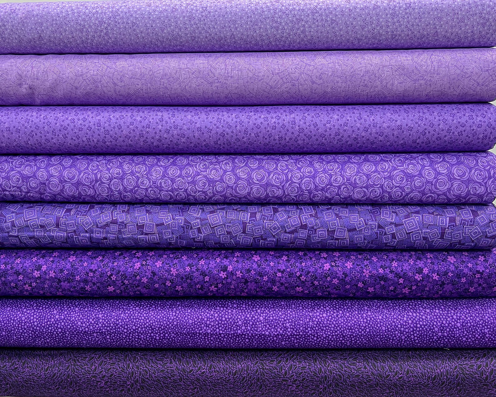 Purple Passion FABRIC BUNDLE 100% Cotton Quilt Shop Quality - Etsy