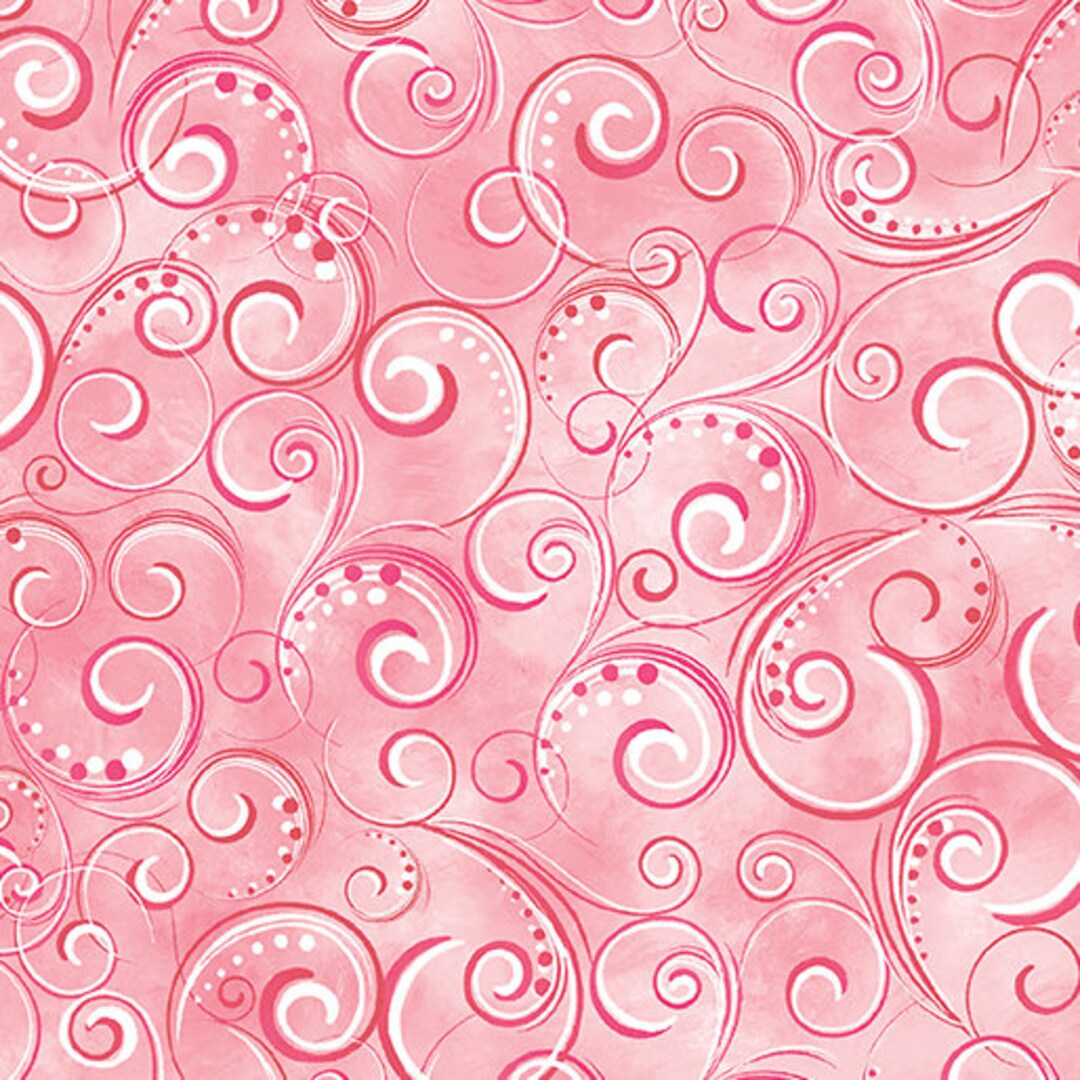 Pearl Splendor - Flamingo Pink 12707P-23 by Benartex 100% Cotton ...