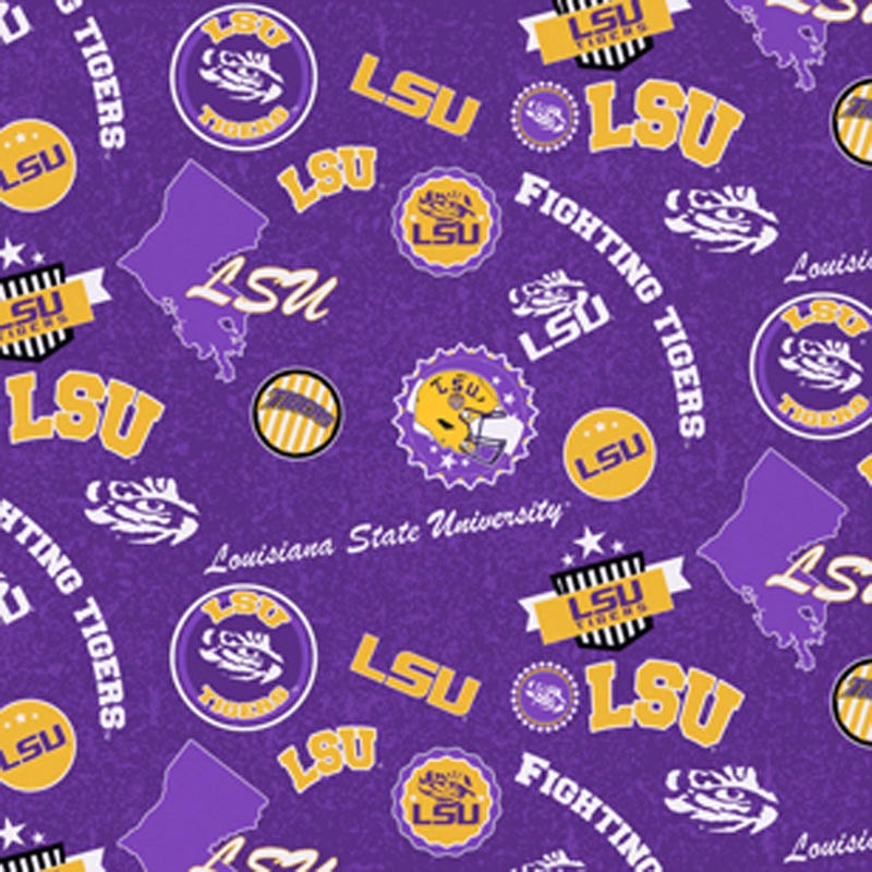 Lsu Fabric - Etsy