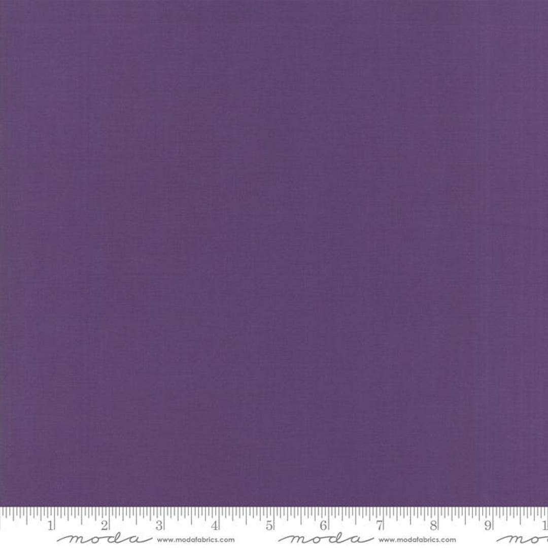 Bella Solid HALF YARD Concord Grape 9900-381 Moda 100% Cotton Quilting ...