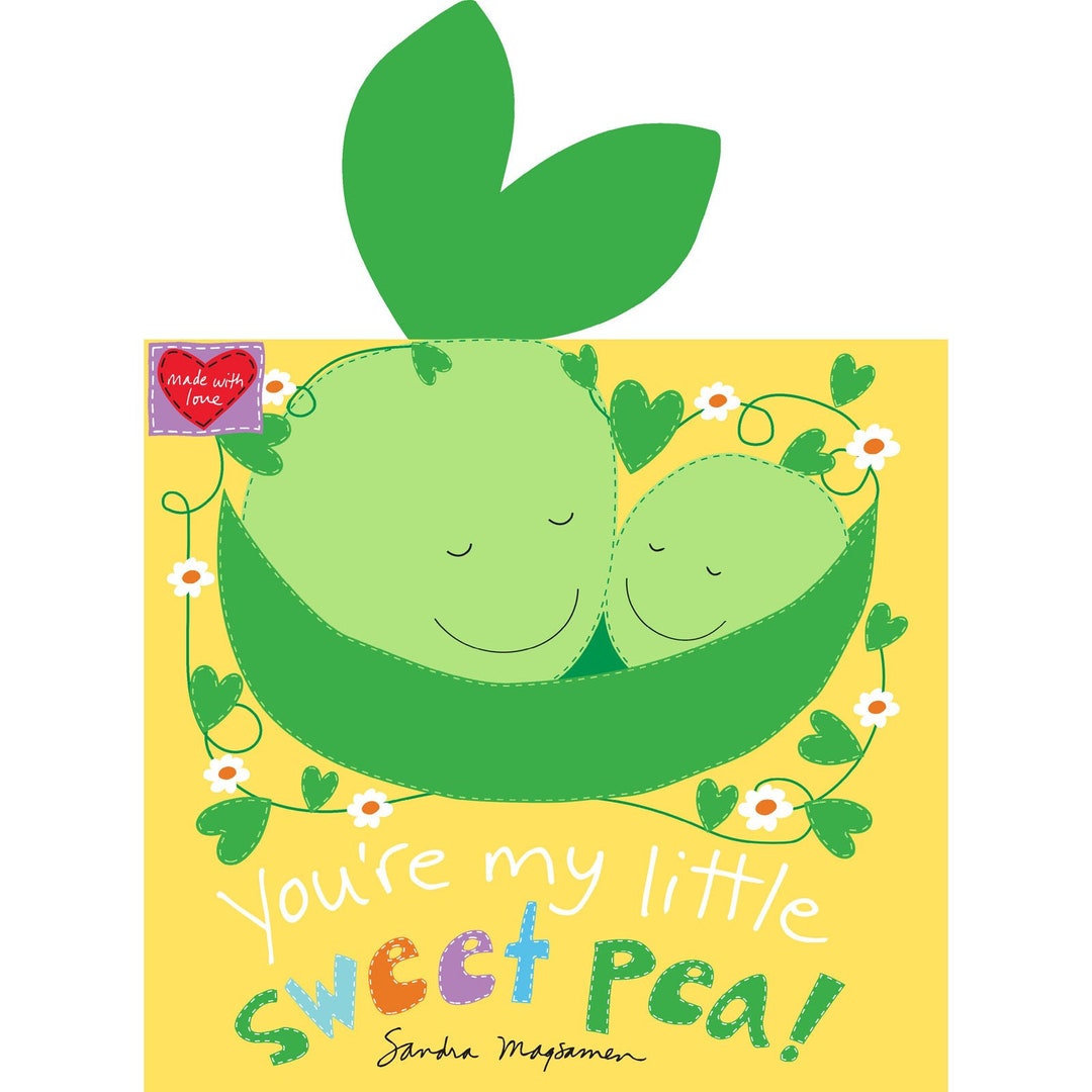 You're My Little Sweet Pea Book Panel 6088P-1 by Studio E Fabrics 100% ...