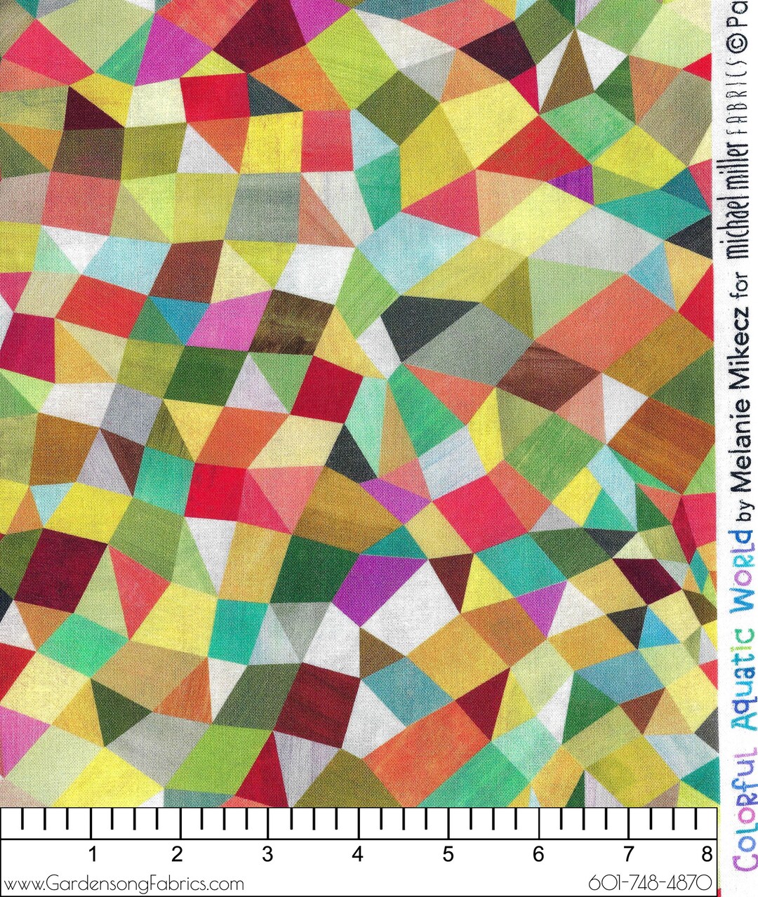 Crunch HALF YARD Multi DC11361-MULT by Michael Miller Fabrics 100% ...