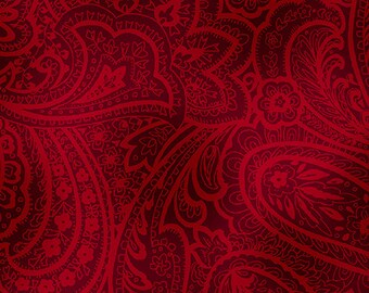 Red Quilting Fabric | Etsy