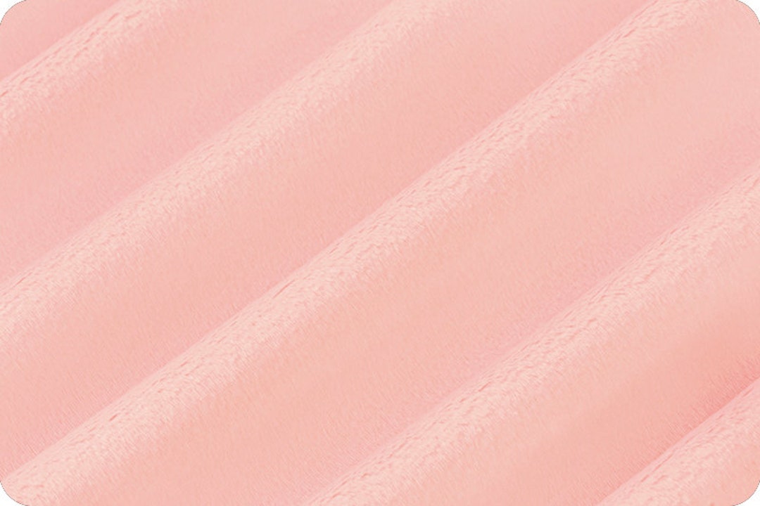 Cuddle 3 Solid - Blush Pink Minky 58/60" C3-BLH by Shannon Fabrics 100% Polyester Minky Fabric ...