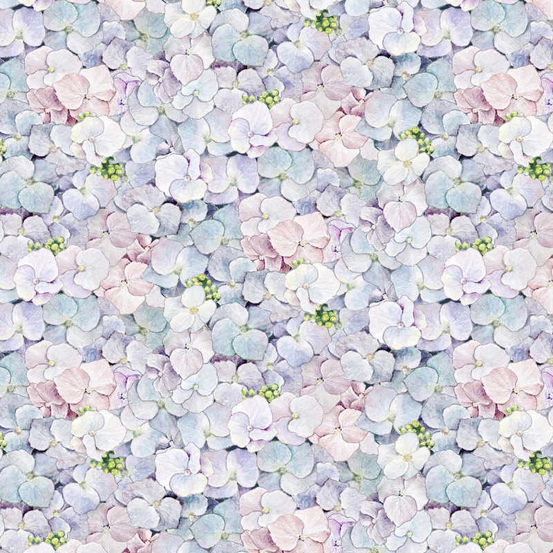 Hydrangea Fabric - Etsy
