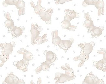 Bolt End Snuggle Bunny Flannel Feature F26661-10 by Northcott 100% ...