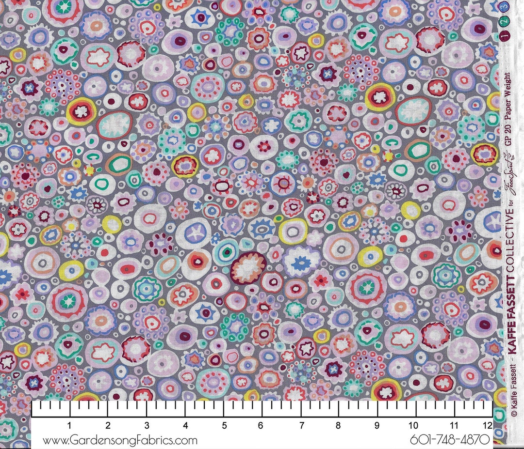 Paperweight HALF YARD Pastel GP20.PASTEL Kaffe Fassett/freespirit 100% ...