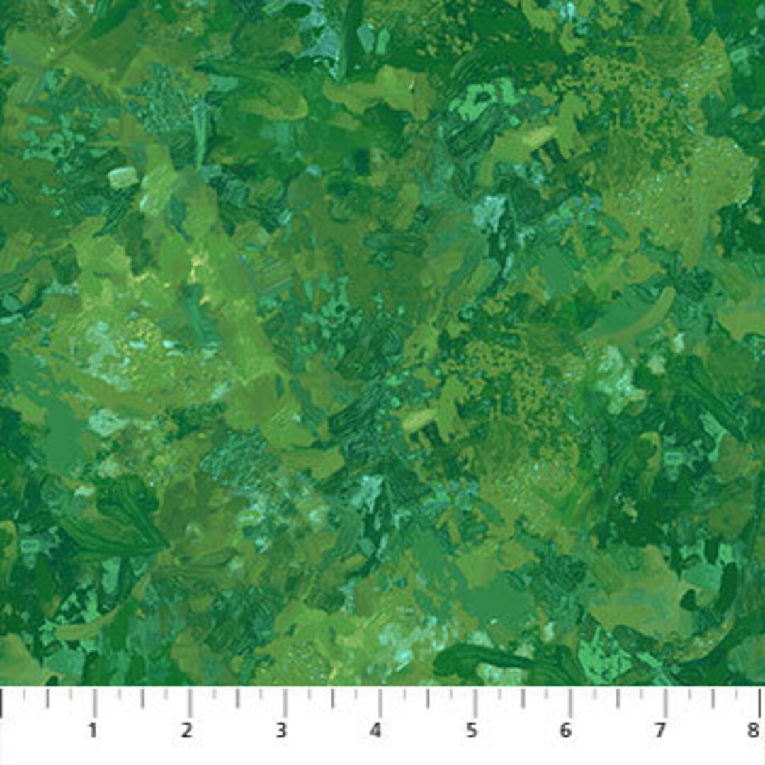 Chroma Rainforest Green 9060-74 by Northcott 100% Cotton Quilting ...