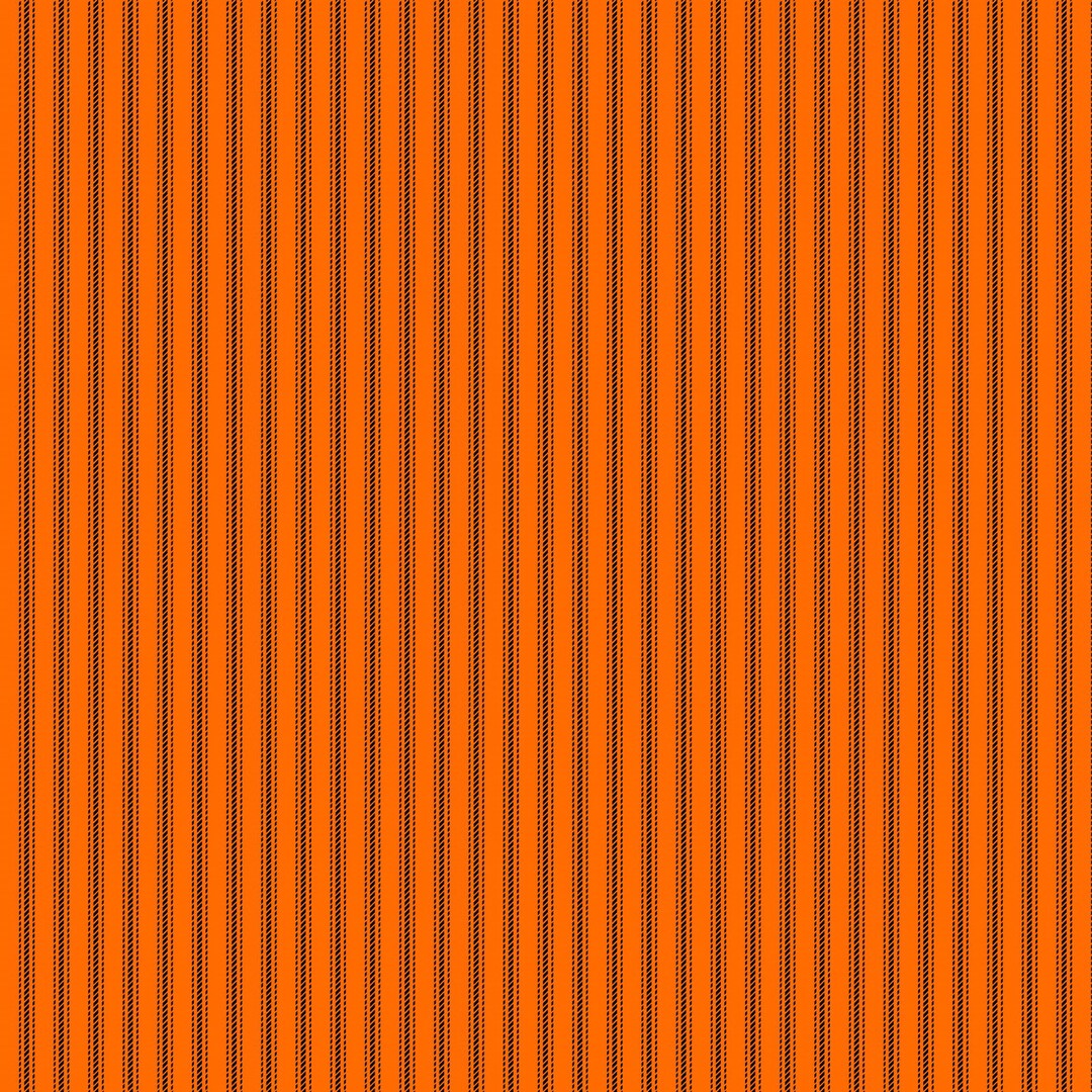 Stitching Housewives Ticking Stripe HALF YARD Orange/black 9828-30 by ...