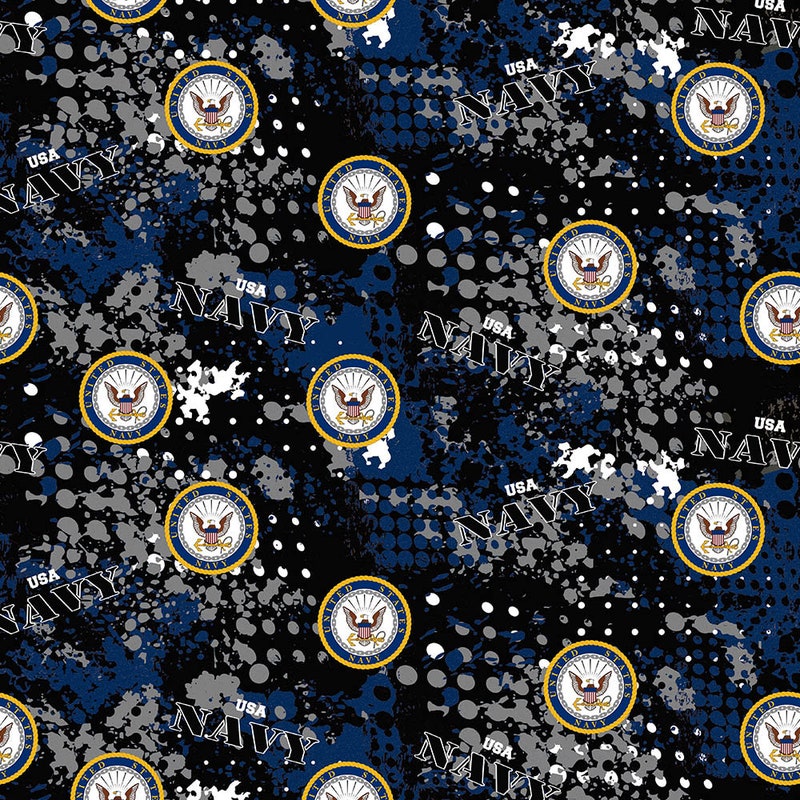 Navy Fabric - Etsy