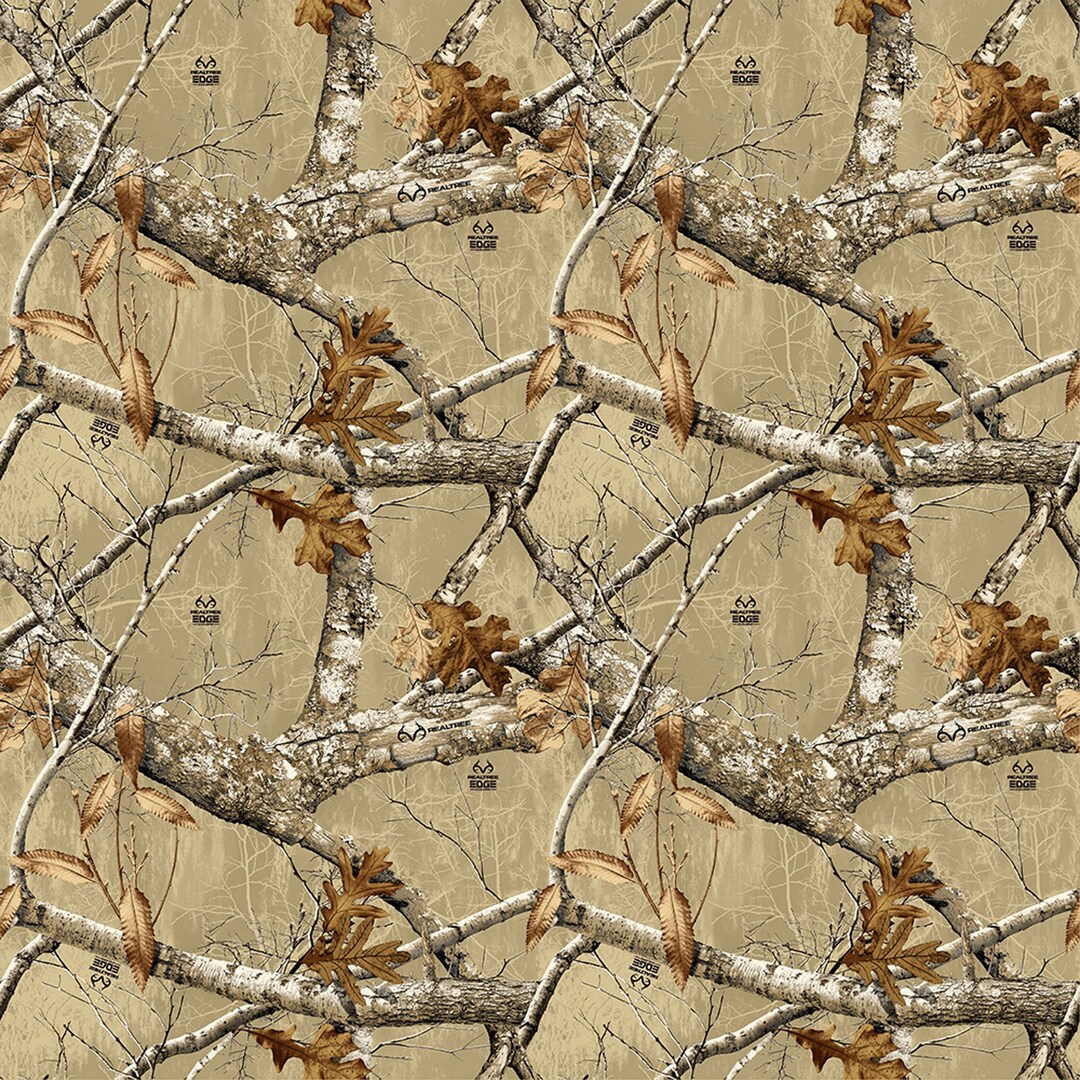 Realtree Edge Colors Desert Tan 10348-DES by Print Concepts 100% Cotton ...