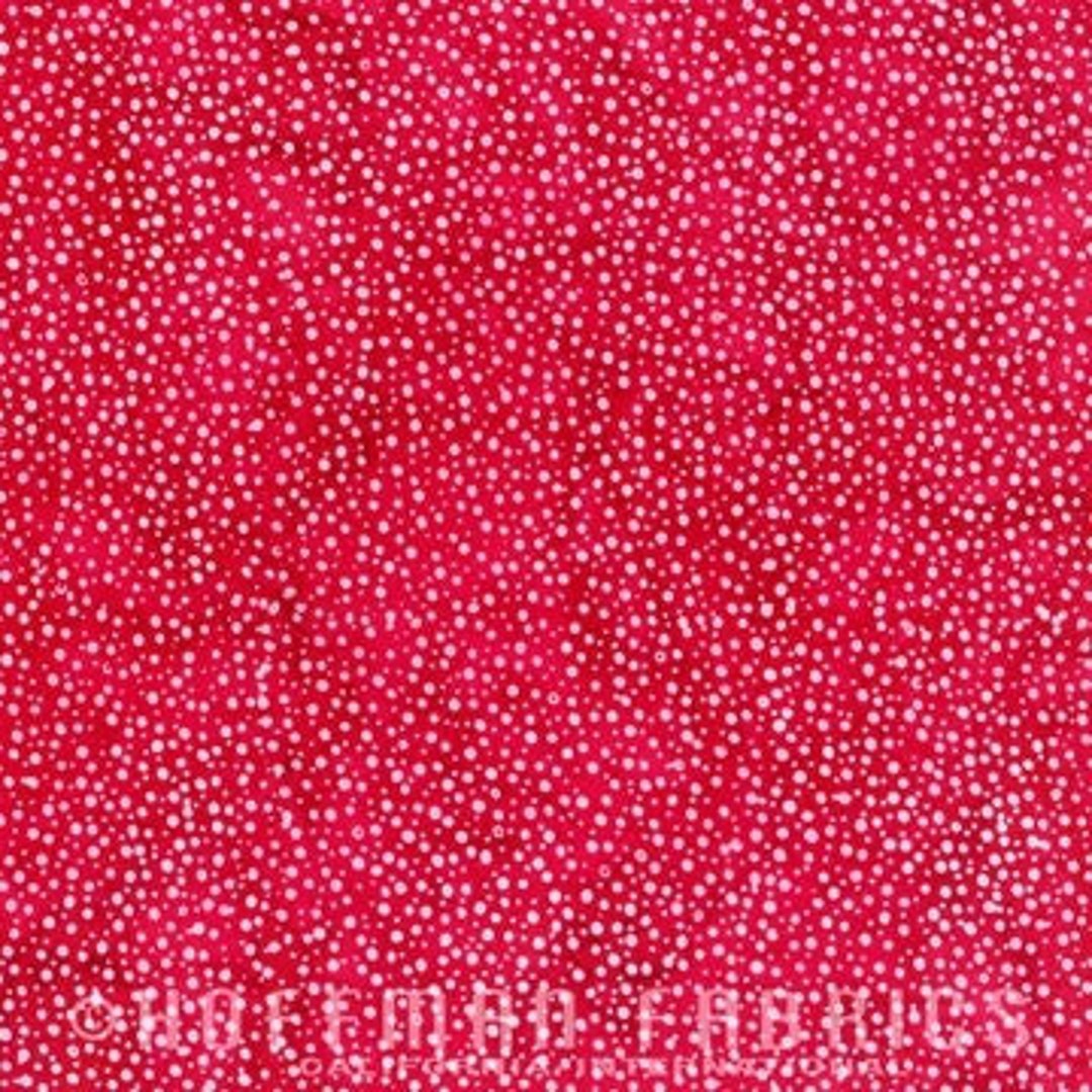 Bali Chops HALF YARD Strawberry Batik 885-175 by Hoffman California 100 ...