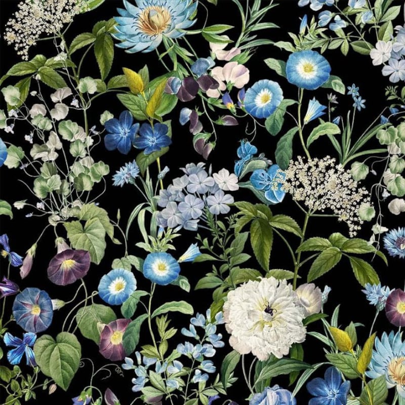 Botanical Fabric - Etsy