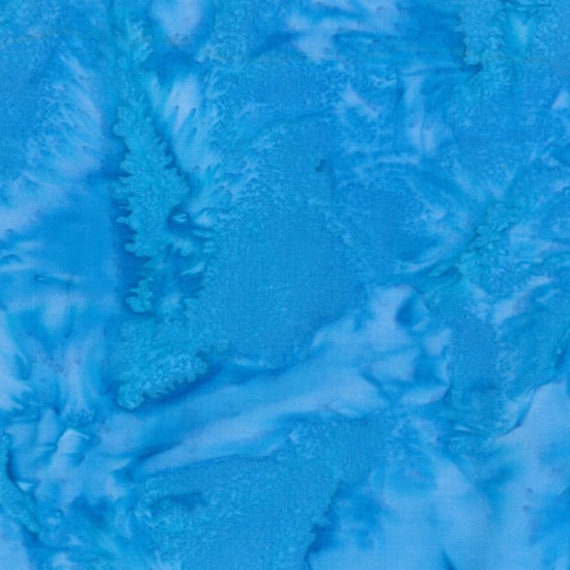 Brooke Blue Batik 1895-329 by Hoffman Fabrics Bali Hand Dyed | Etsy