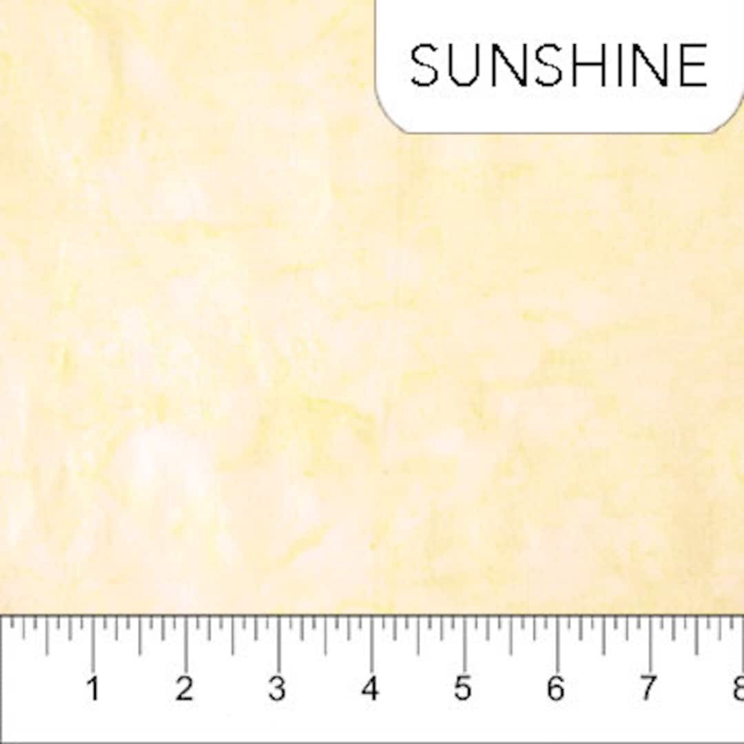 Shadows Sunshine Yellow Batik HALF YARD 81300-51 by Banyan Batiks 100% ...