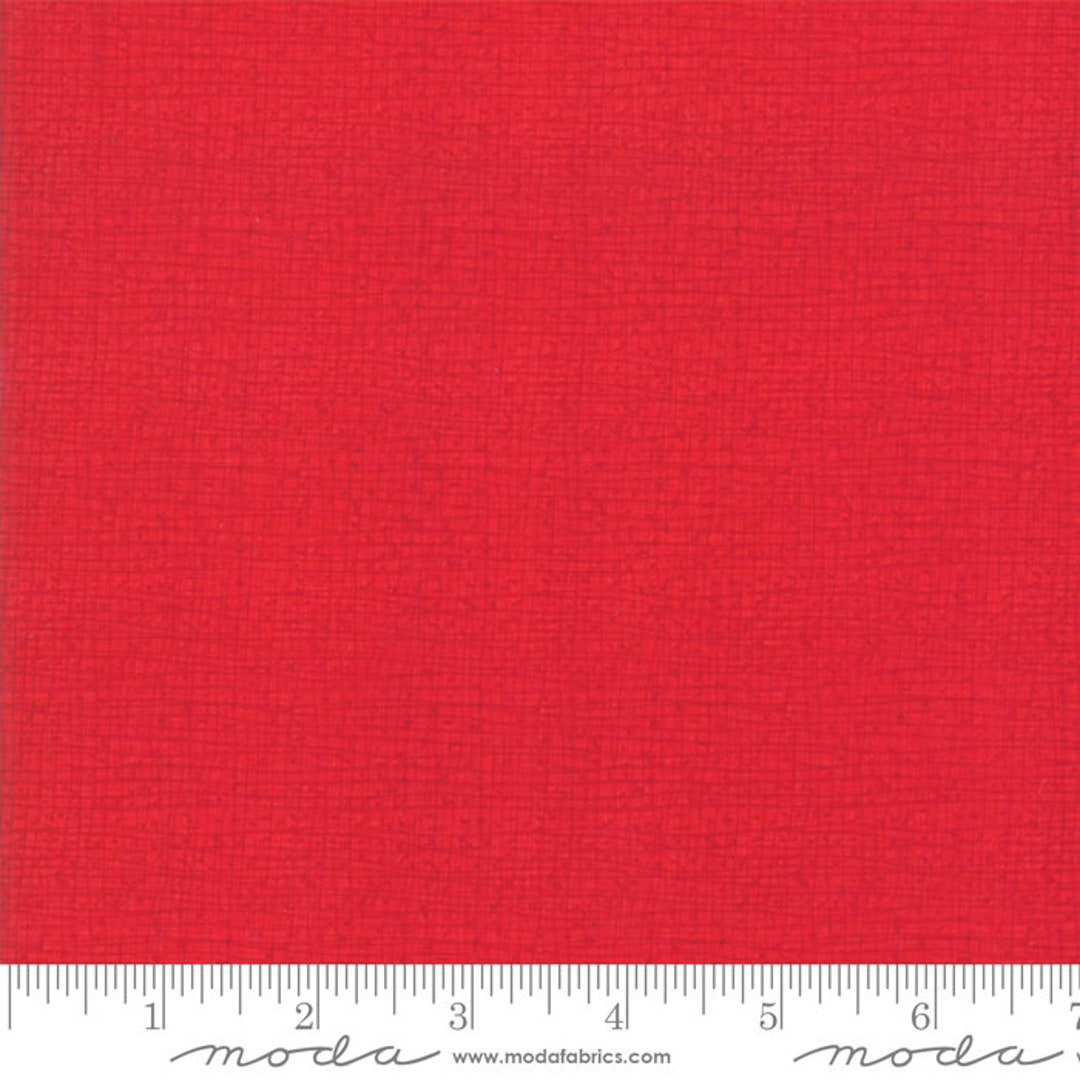 Thatched Woven Texture Crimson 48626-43 by Robin Pickens / Moda 100% ...
