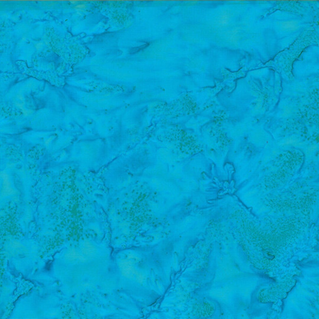 Hoffman Batiks HALF YARD Cabo Blue Turquoise 1895-361 Bali Hand Dyed ...