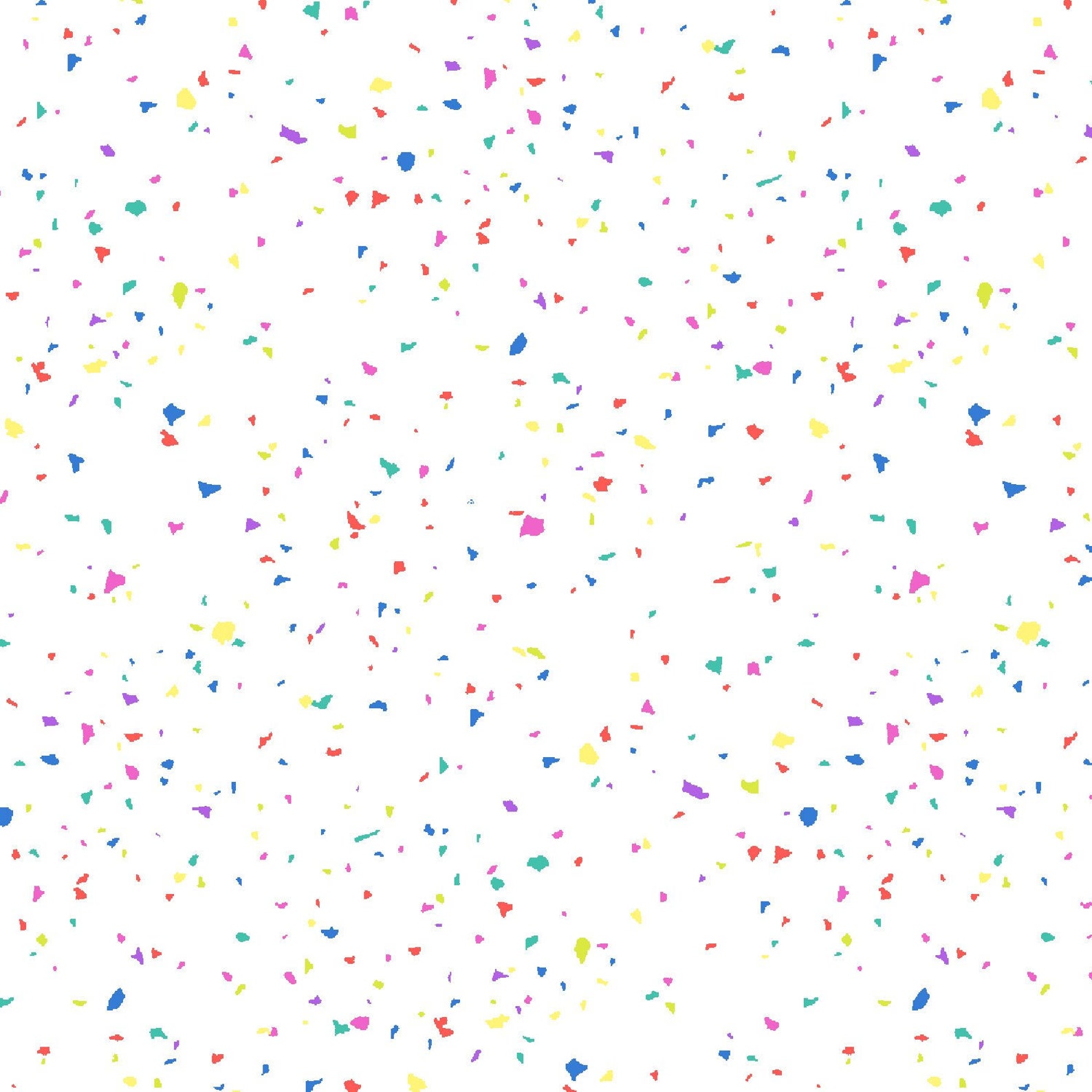 Confetti HALF YARD White Multi 1410-WM11 RJR Fabrics 100% Cotton Fabric ...