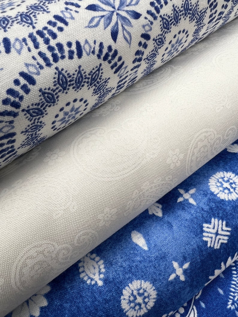 Indigo Splash FABRIC BUNDLE 100% Cotton Quilt Shop Quality - Etsy