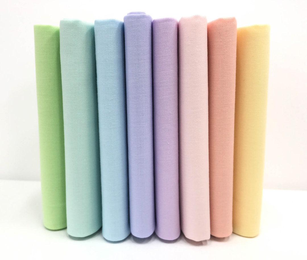 Pastel Solid FABRIC BUNDLE Moda - 100% Cotton Quilt Shop Quality ...