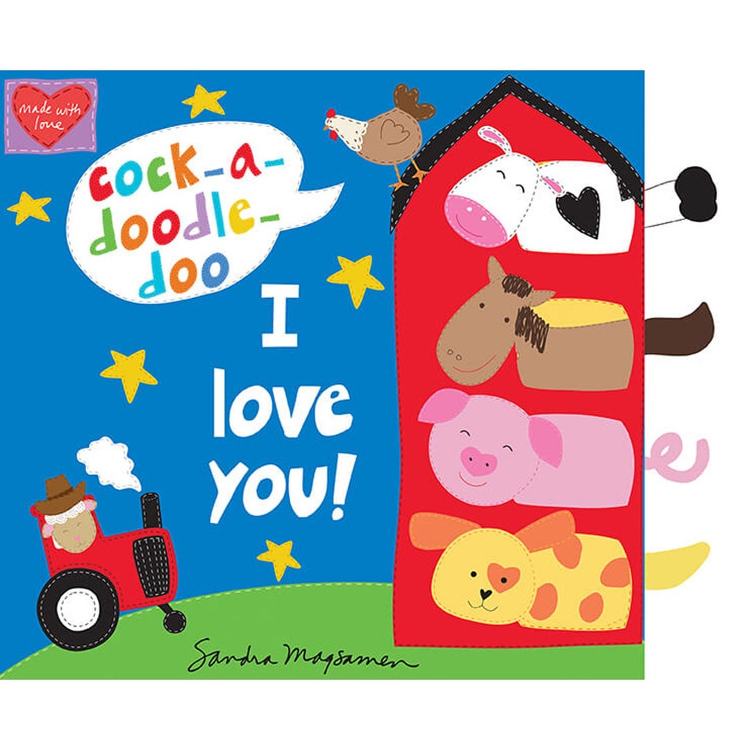 Cock-a-doodle-doo I Love You Book Panel 5531P-1 by Studio E 100% Cotton ...