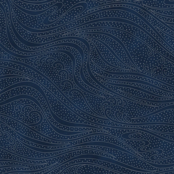 Dark Blue Fabric - Etsy