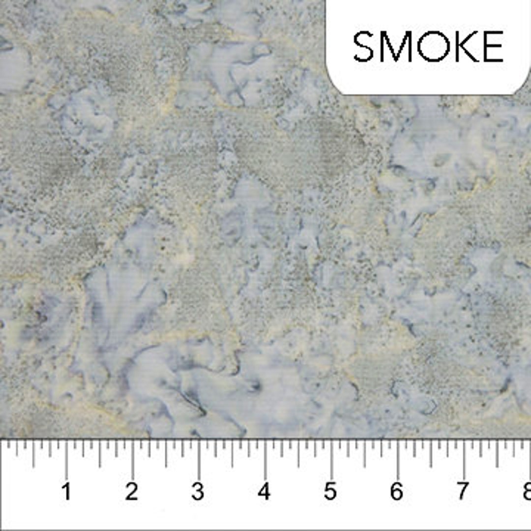 Shadows Smoke Gray Batik 81300-92 by Banyan Batiks 100% Cotton Batik ...