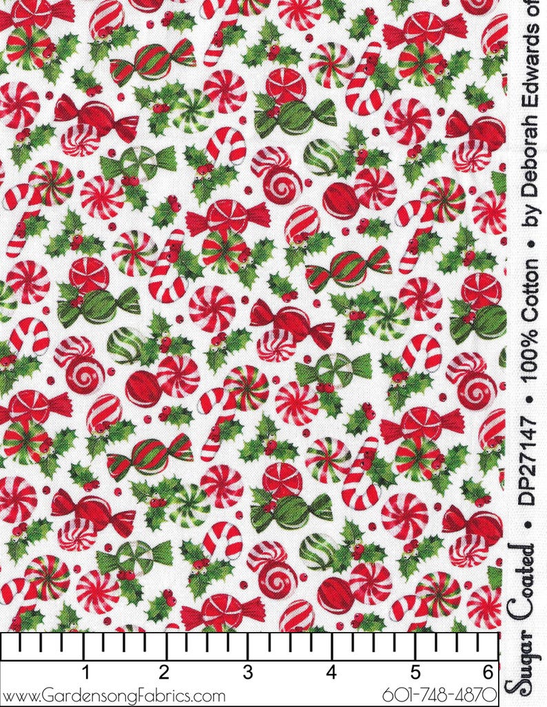 Sugar Coated Candy Toss HALF YARD White/multi 27147-10 Northcott 100% ...