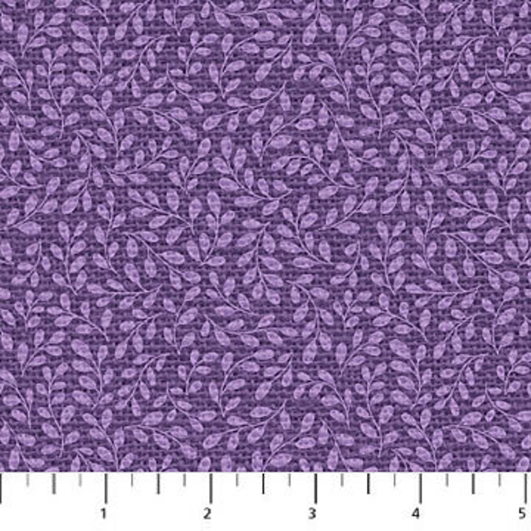 Lilac Garden Lilac Leafy Blender 25403-88 by Northcott 100% Cotton ...